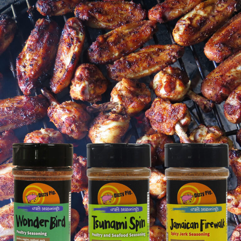 Wings 3-Pack - Dizzy Pig Craft Seasonings
